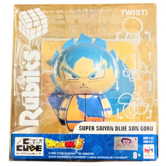 Charation Cube | Toys | Dragon Ball Z Rubiks Super Saiyan Blue Son Goku ...
